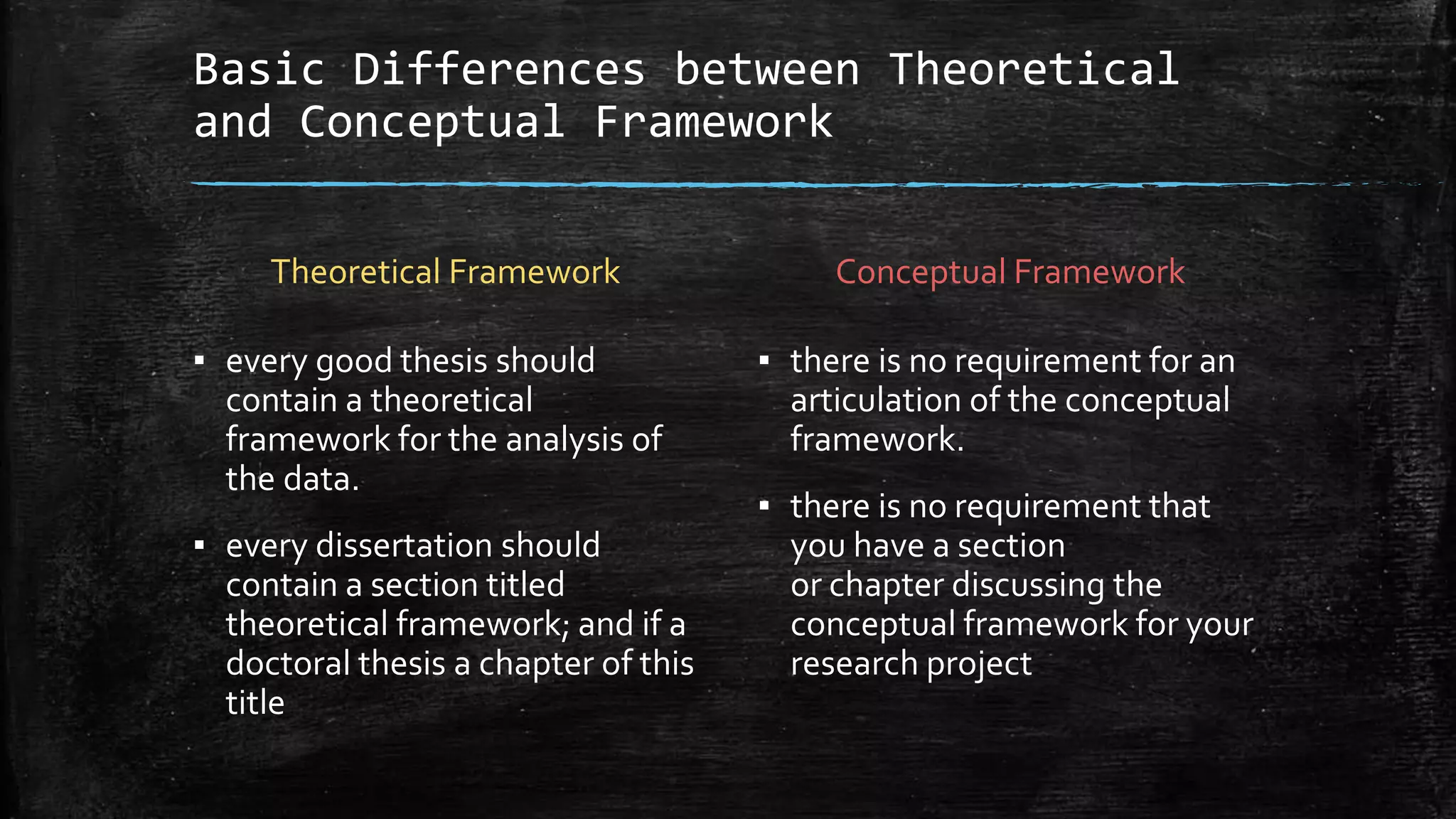 Frameworks in Legal Research: Theoretical and Conceptual | PPTX