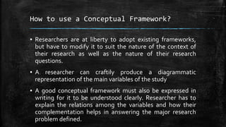 Frameworks in Legal Research: Theoretical and Conceptual | PPTX
