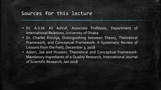 Frameworks in Legal Research: Theoretical and Conceptual | PPTX