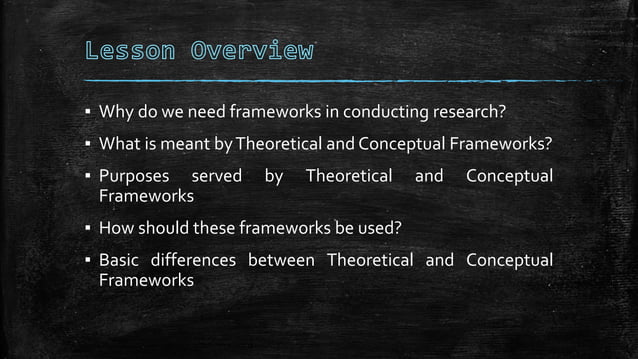 Frameworks in Legal Research: Theoretical and Conceptual | PPTX