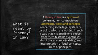 Frameworks in Legal Research: Theoretical and Conceptual | PPTX