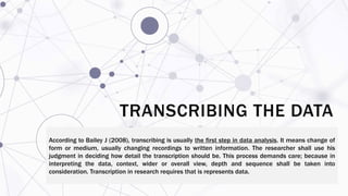 Data Management in Legal Research: Data Organisation and Analysis | PPTX