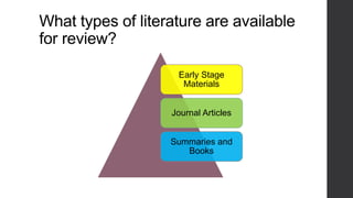 Literature Review in Legal Research | PPTX