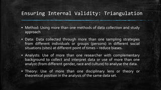 Validity and Reliability in Qualitative Legal Research | PPT