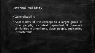 Validity and Reliability in Qualitative Legal Research | PPT