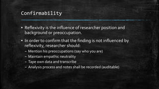 Validity and Reliability in Qualitative Legal Research | PPT