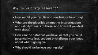 Validity and Reliability in Qualitative Legal Research | PPTX
