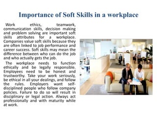 Llb i ecls_u-1_introduction and basics of soft skills | PPTX | Business ...