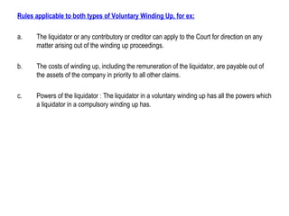 Llb ii cl u 4 winding up and corporate liability | PPT