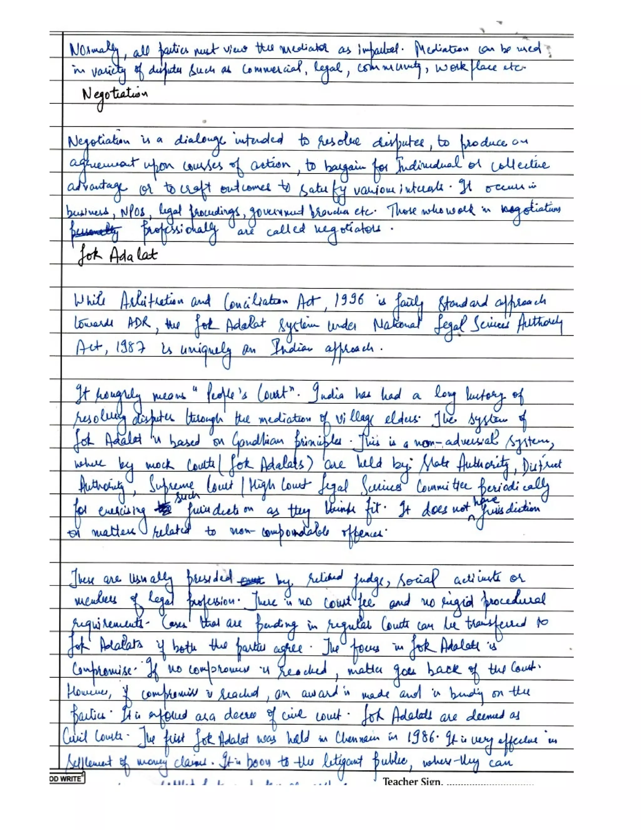 LLB LAW ARBITRATION PROJECT FILE | PDF