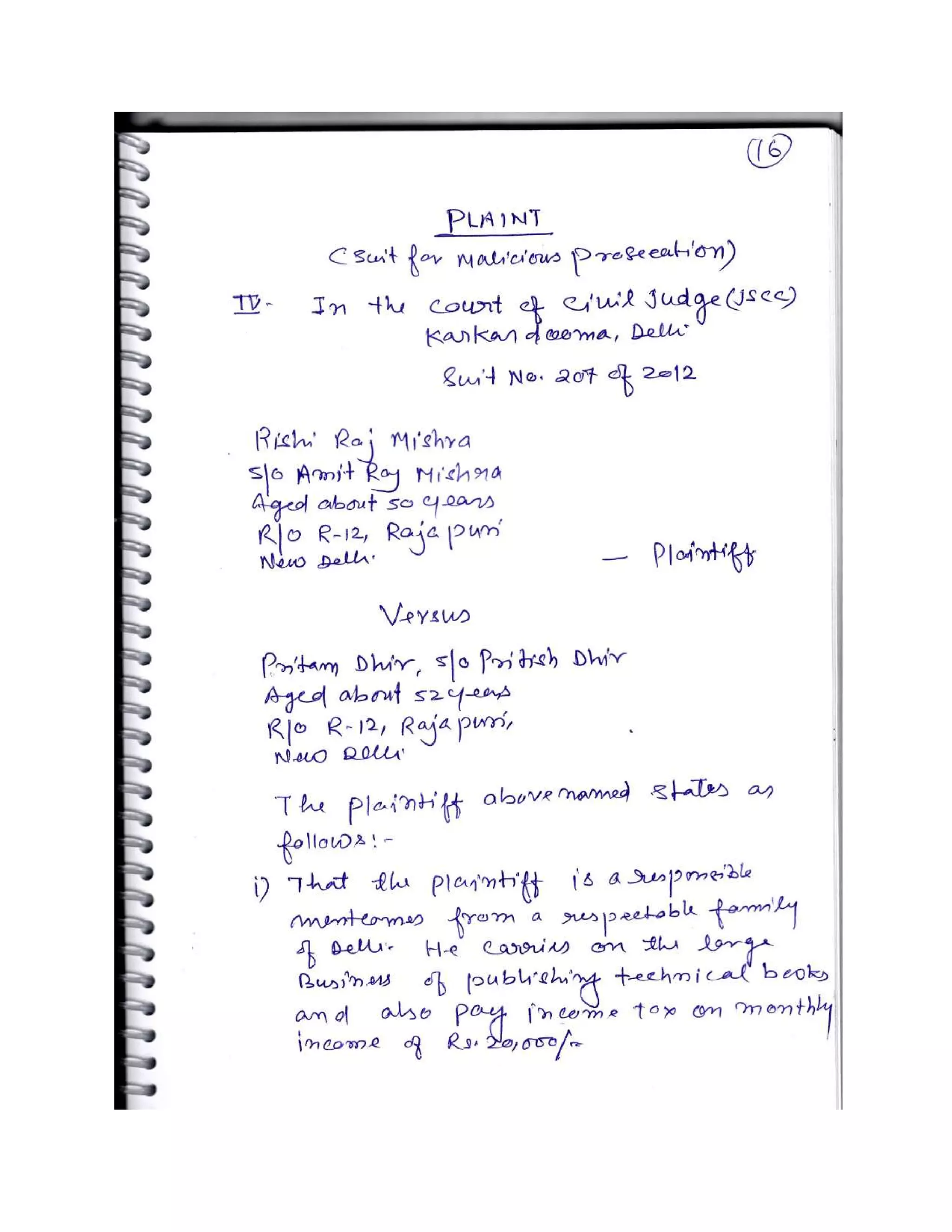 LLB LAW DRAFTING OF PLEADING AND CONVEYANCING PROJECT FILE IN ENGLISH | PDF