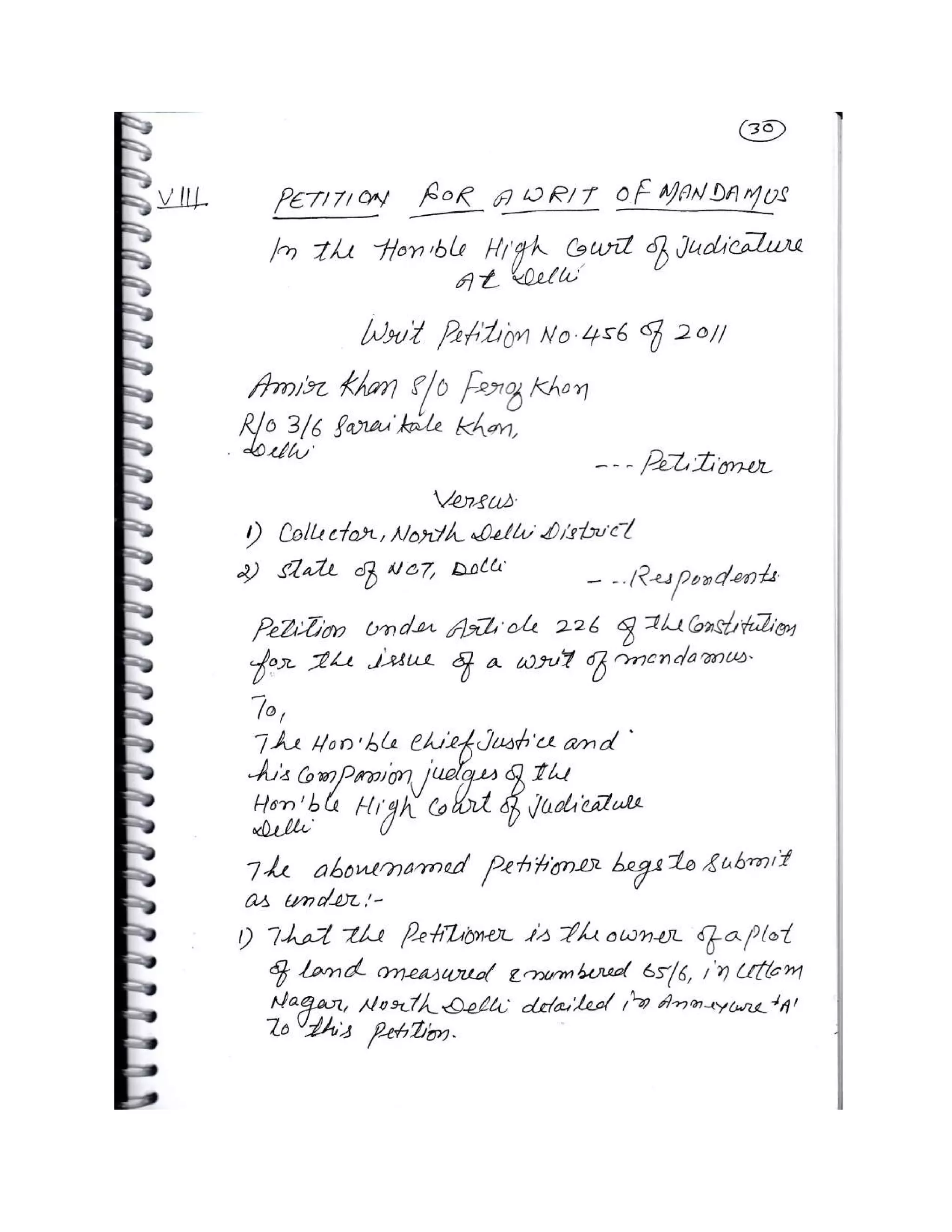 LLB LAW DRAFTING OF PLEADING AND CONVEYANCING PROJECT FILE IN ENGLISH ...