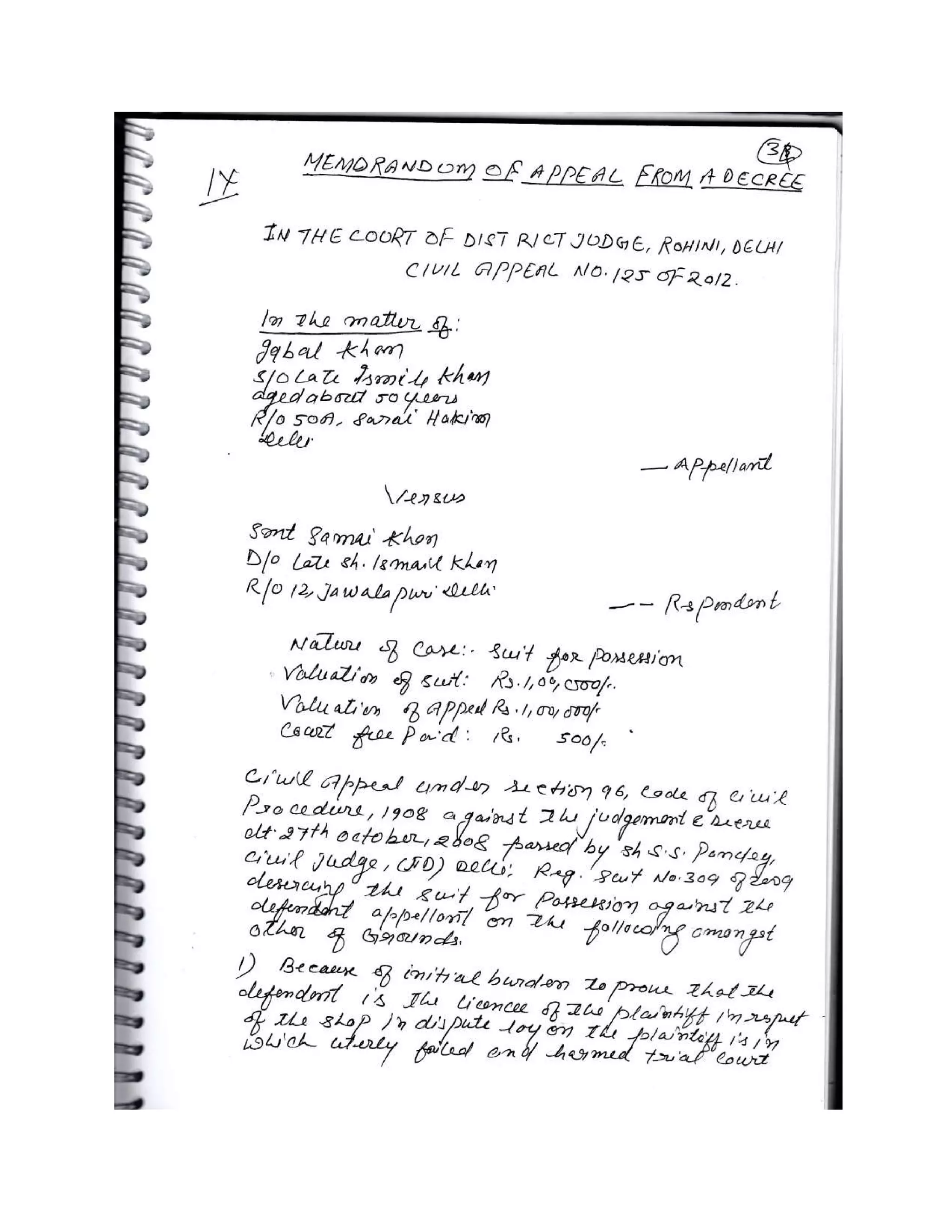 LLB LAW DRAFTING OF PLEADING AND CONVEYANCING PROJECT FILE IN ENGLISH ...