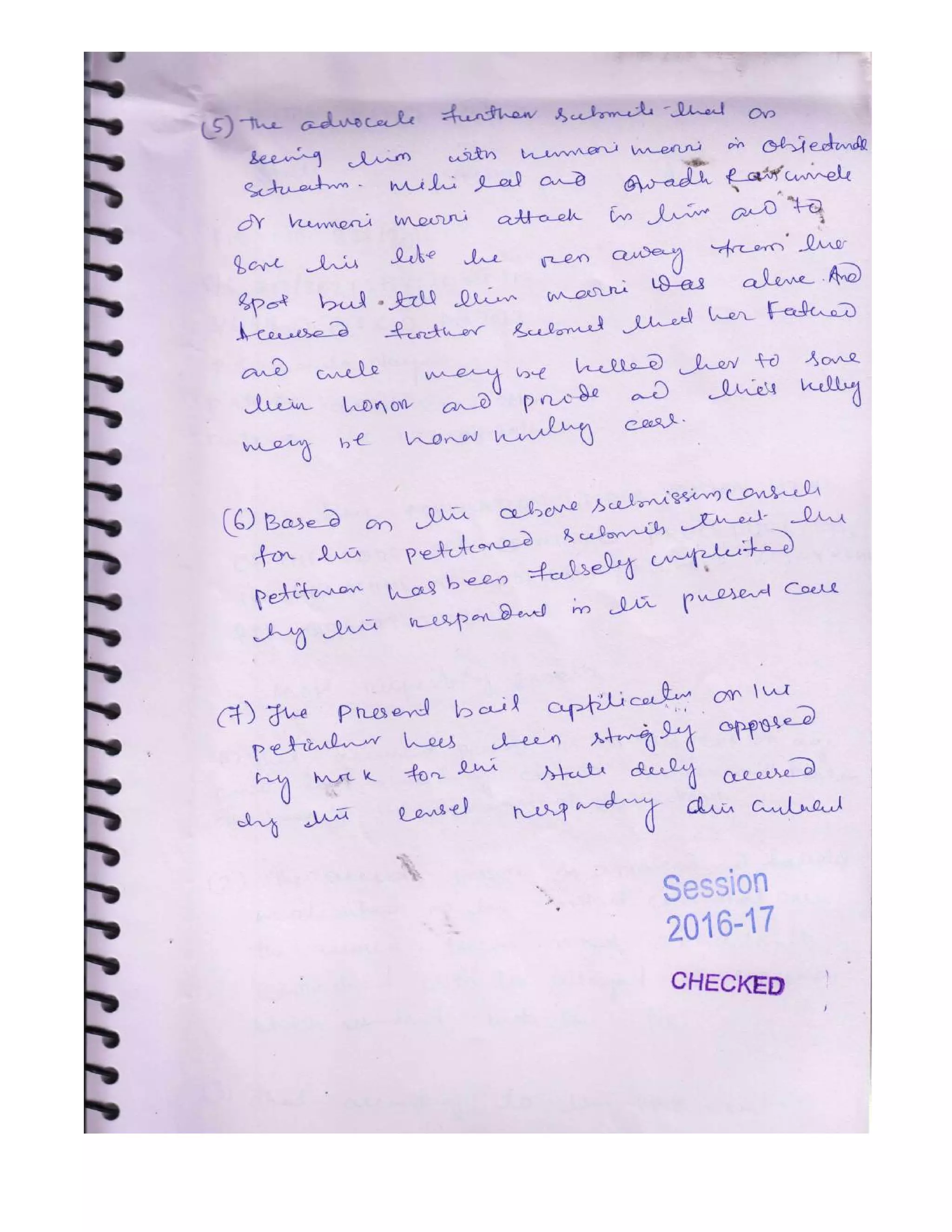 LLB LAW MOOT COURT PROJECT FILE IN ENGLISH | PDF