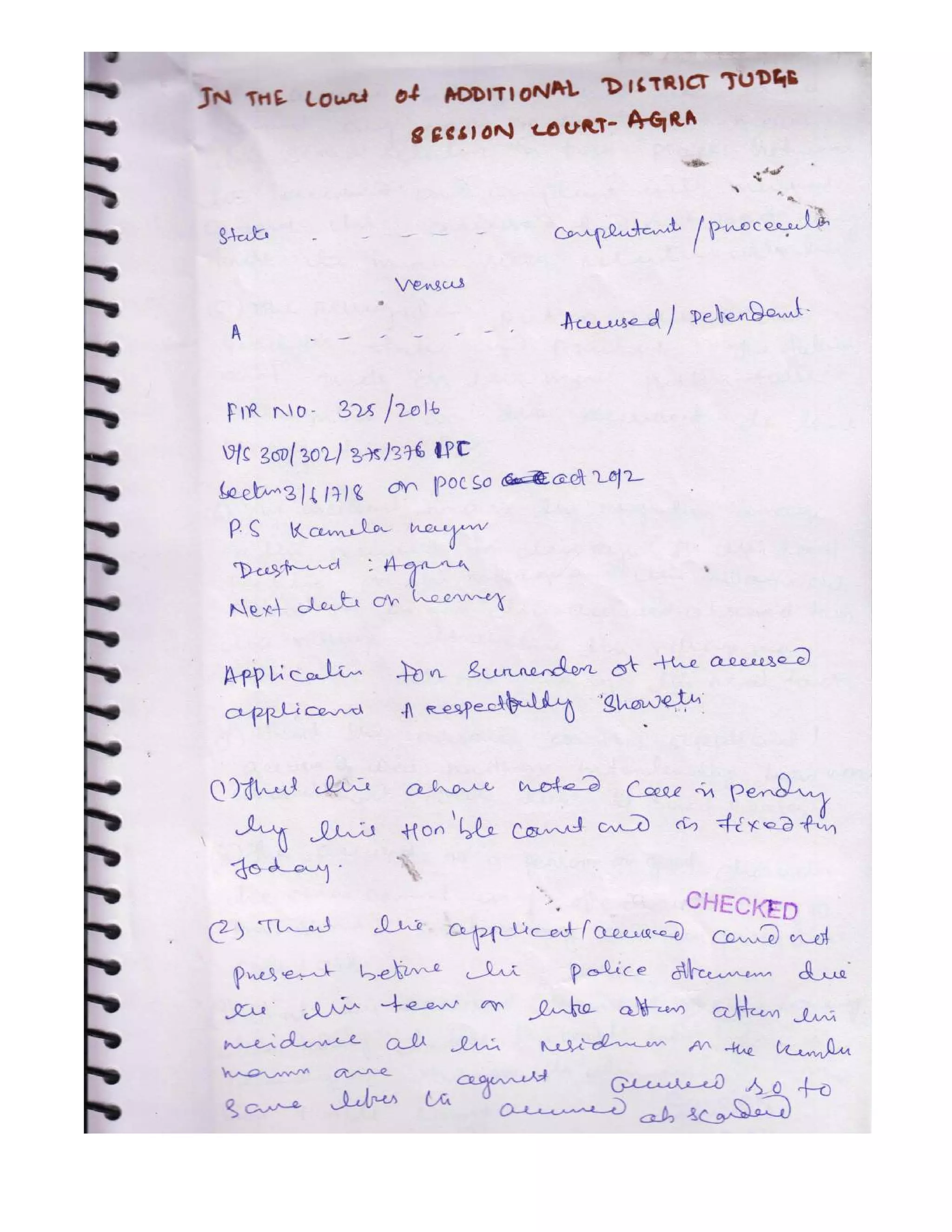 LLB LAW MOOT COURT PROJECT FILE IN ENGLISH | PDF