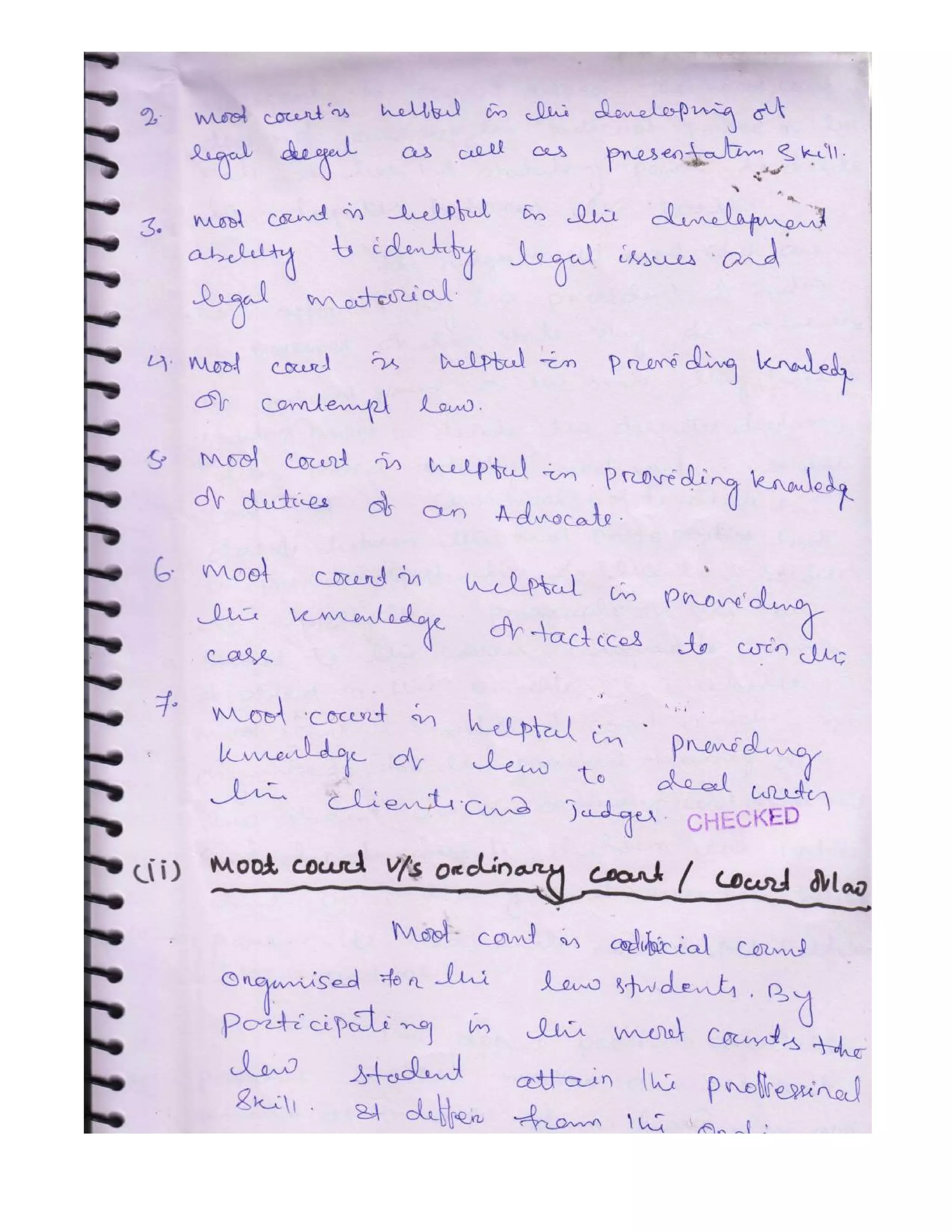 LLB LAW MOOT COURT PROJECT FILE IN ENGLISH | PDF