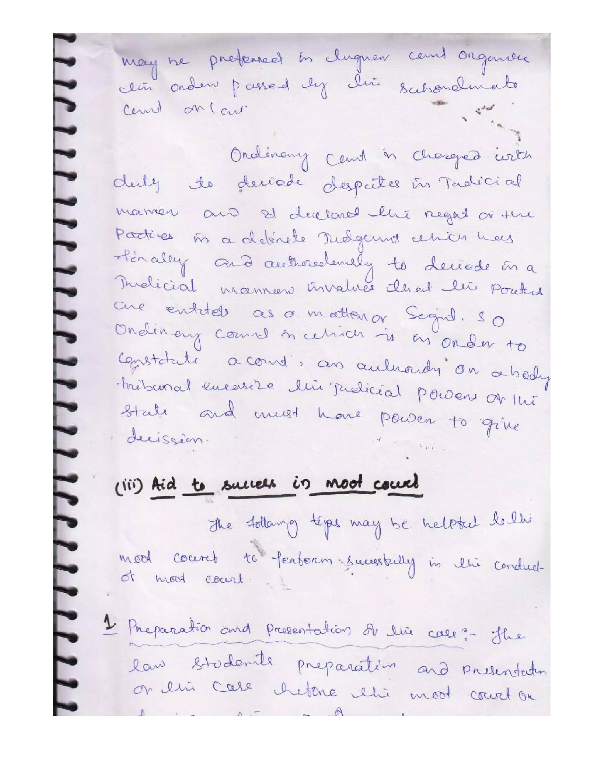 LLB LAW MOOT COURT PROJECT FILE IN ENGLISH | PDF