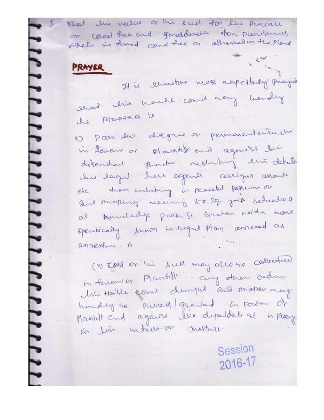 LLB LAW MOOT COURT PROJECT FILE IN ENGLISH | PDF