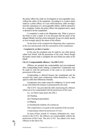 LLB LAW NOTES ON CRIMINAL PROCEDURE CODE | PDF