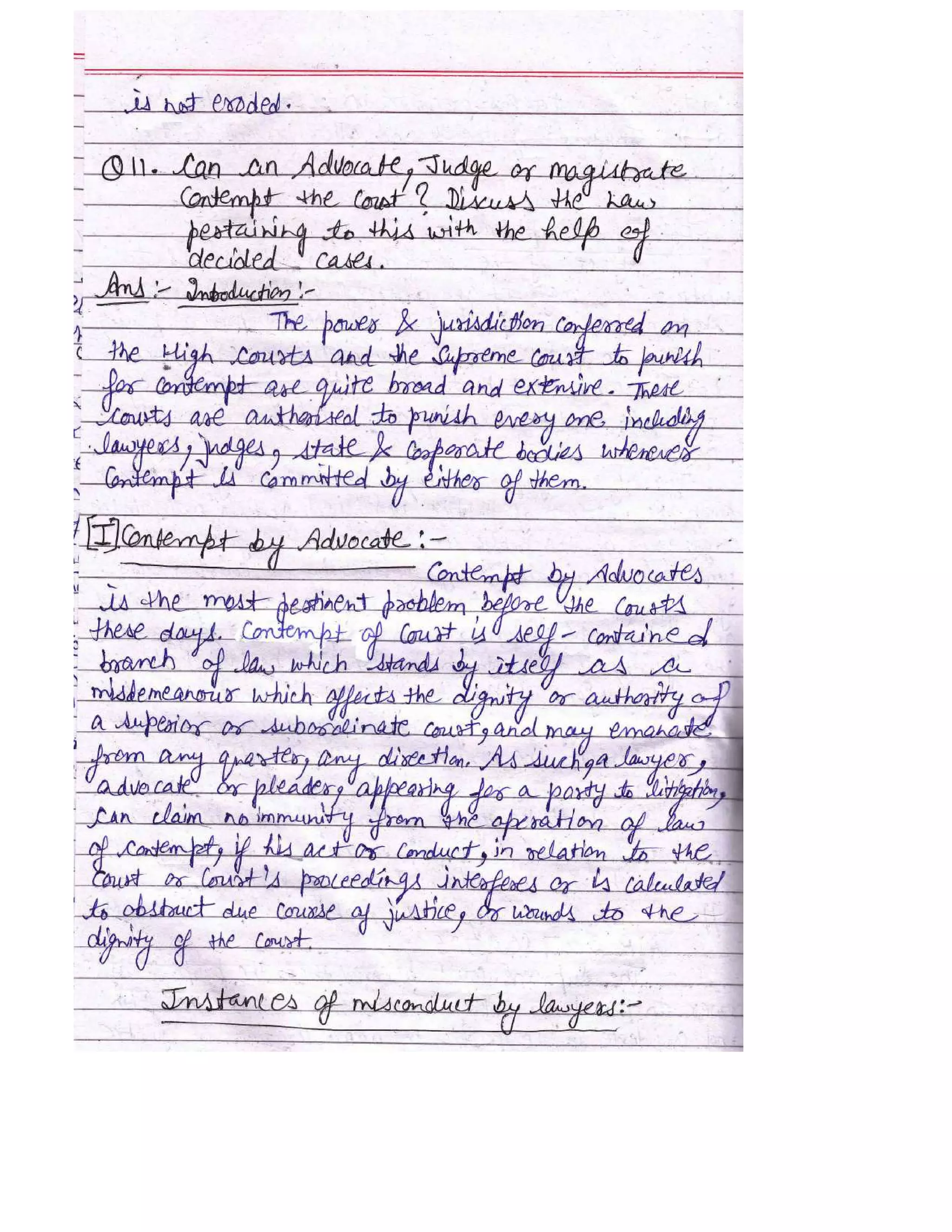 LLB LAW NOTES ON PROFESSIONAL ETHICS AND BAR BENCH RELATIONS | PDF