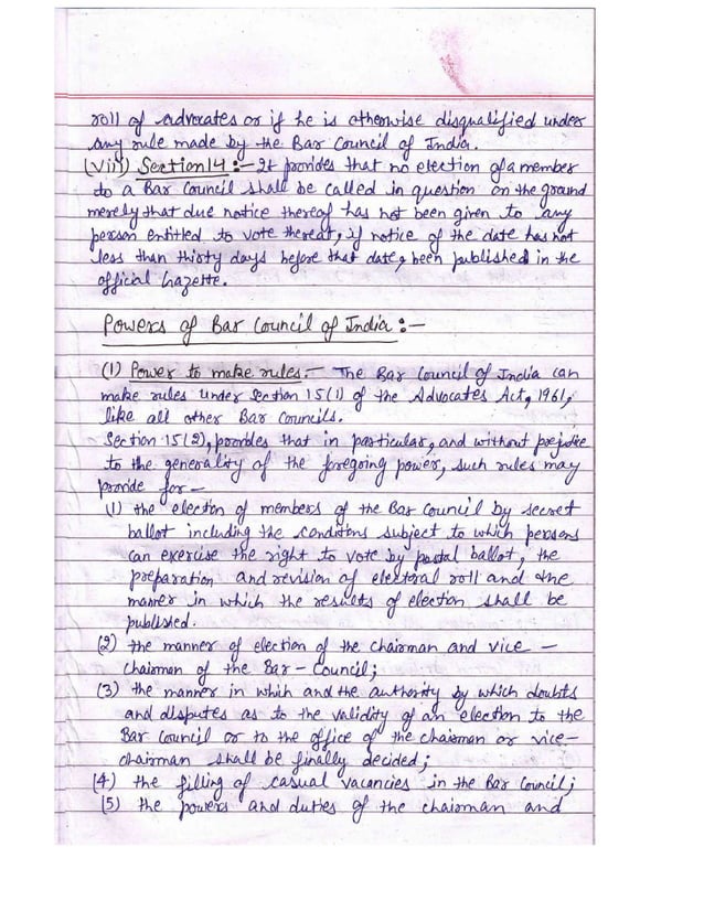 LLB LAW NOTES ON PROFESSIONAL ETHICS AND BAR BENCH RELATIONS | PDF ...