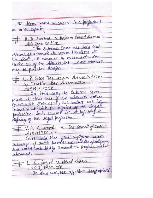 LLB LAW NOTES ON PROFESSIONAL ETHICS AND BAR BENCH RELATIONS | PDF ...