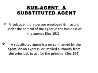 Llb sc u 1.4 law of agency | PPT