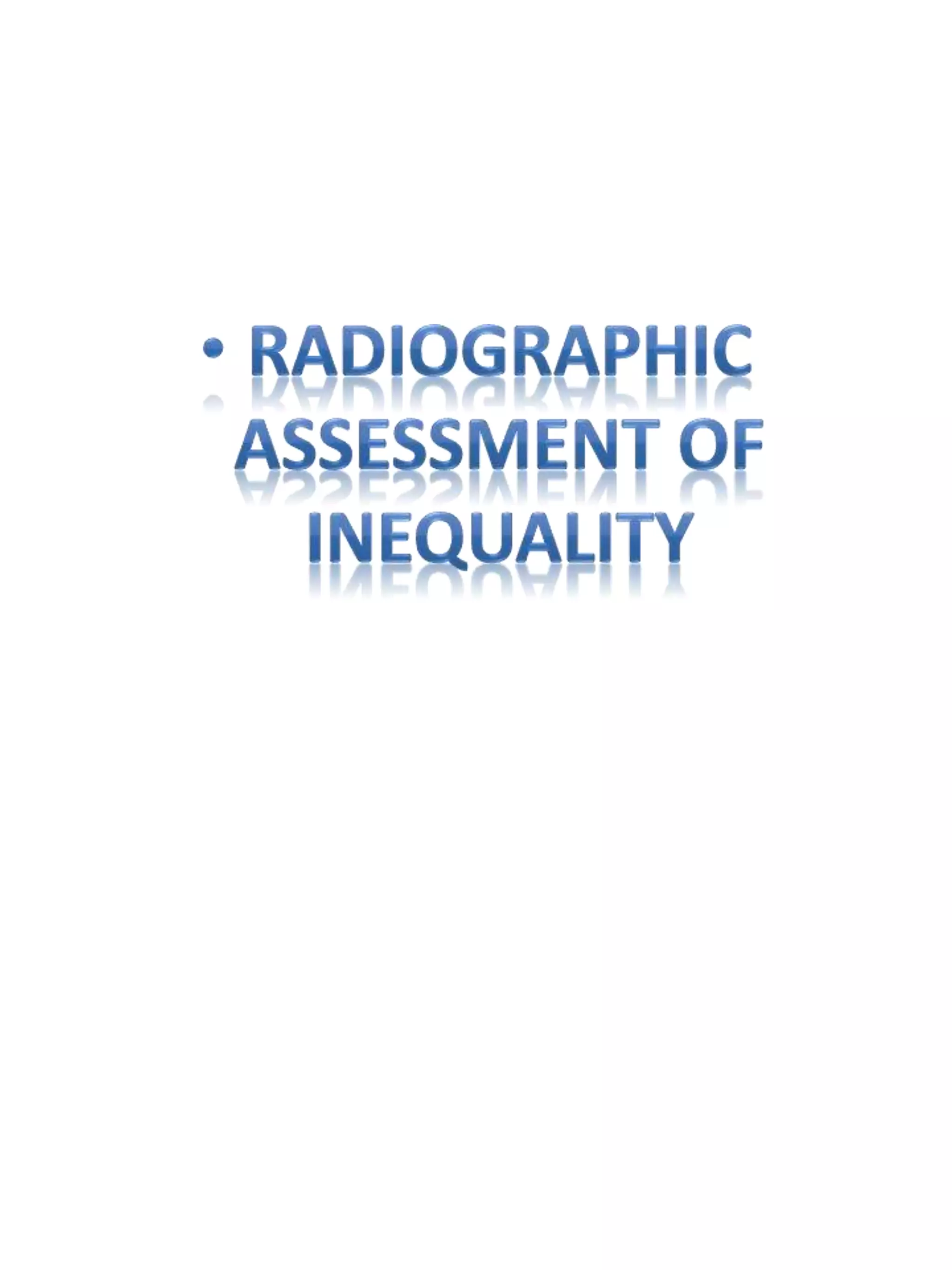 limb length discrepancy | PPTX