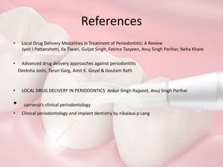 LOCAL DRUG DELIVERY | PPT