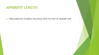 leg length discrepancy | PPTX | Death, Injury, or Military Conflict ...