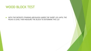 leg length discrepancy | PPTX | Death, Injury, or Military Conflict ...