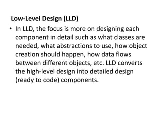 LOW LEVEL DESIGN INSPECTION SECURE CODING | PPTX