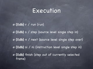 LLDB Introduction | PPT