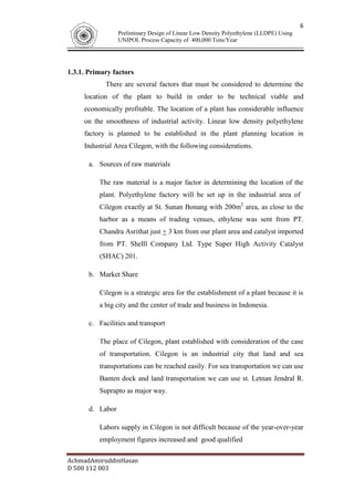 LLDPE.manufacruring technology process pdf | PDF