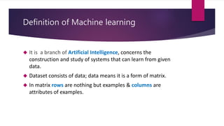 Basics of Machine Learning | PPTX | Physics | Science
