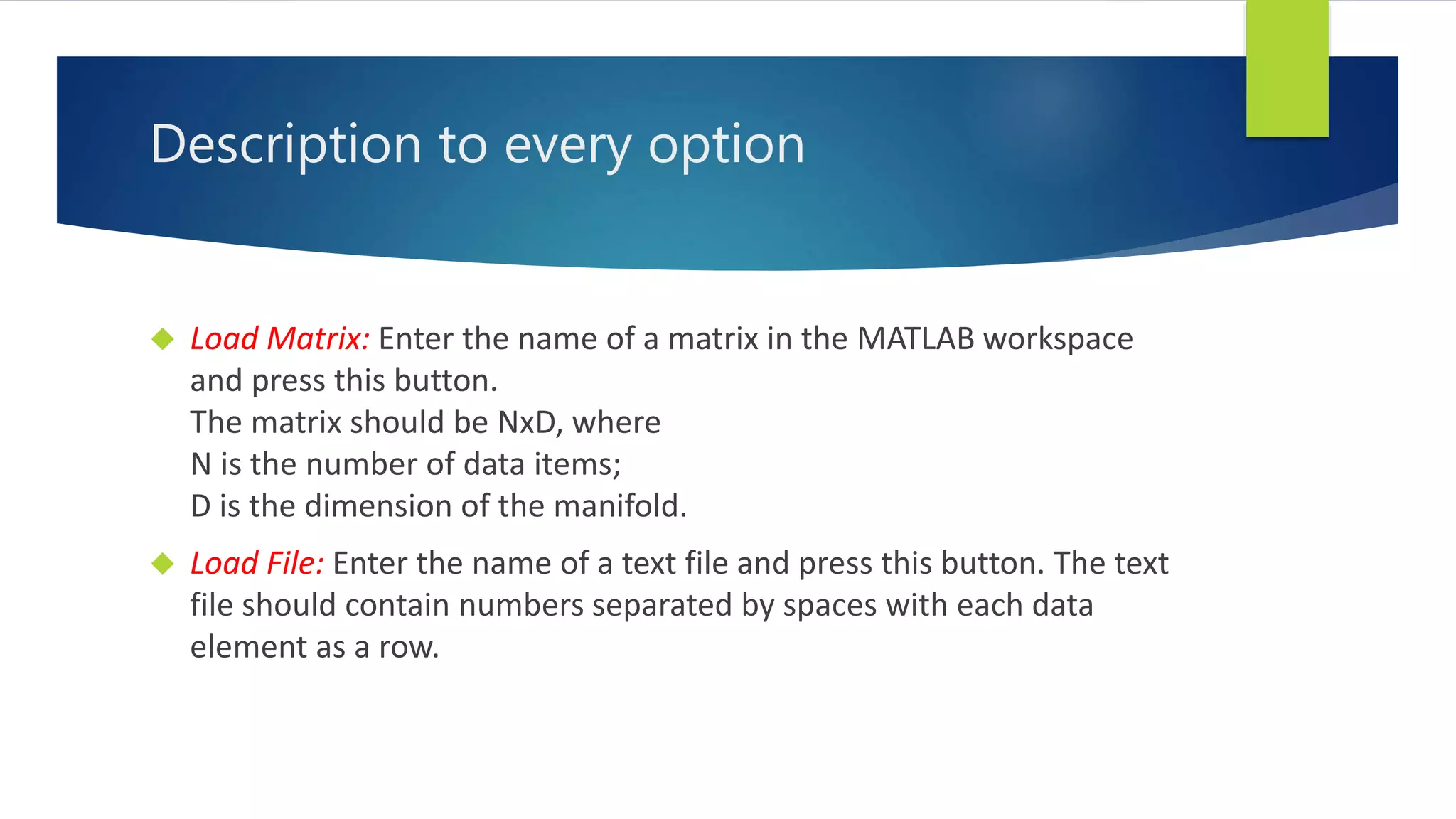 Understand Manifolds using MATLAB | PPT