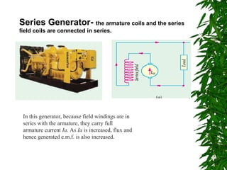 SERIES, SHUNT AND COMPOUND GENERATORS | PPT
