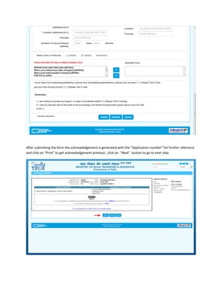 Learning License form | PDF