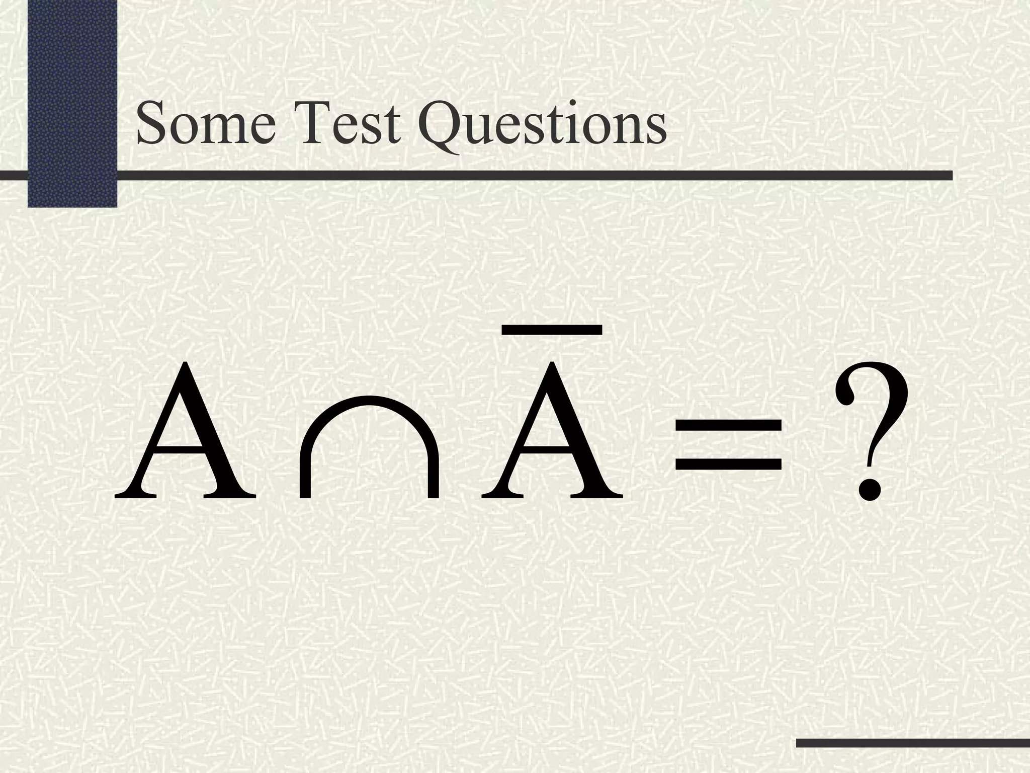 Introduction to set theory | PPT