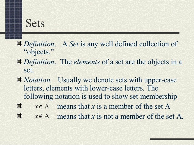 Introduction To Set Theory