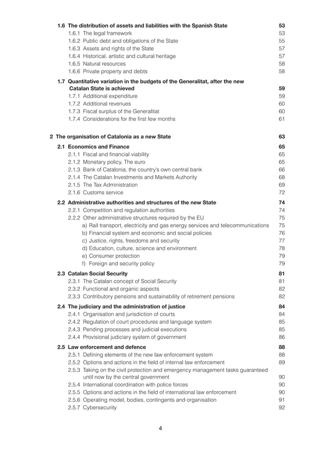 The National Transition of Catalonia - White Paper Synthesis | PDF