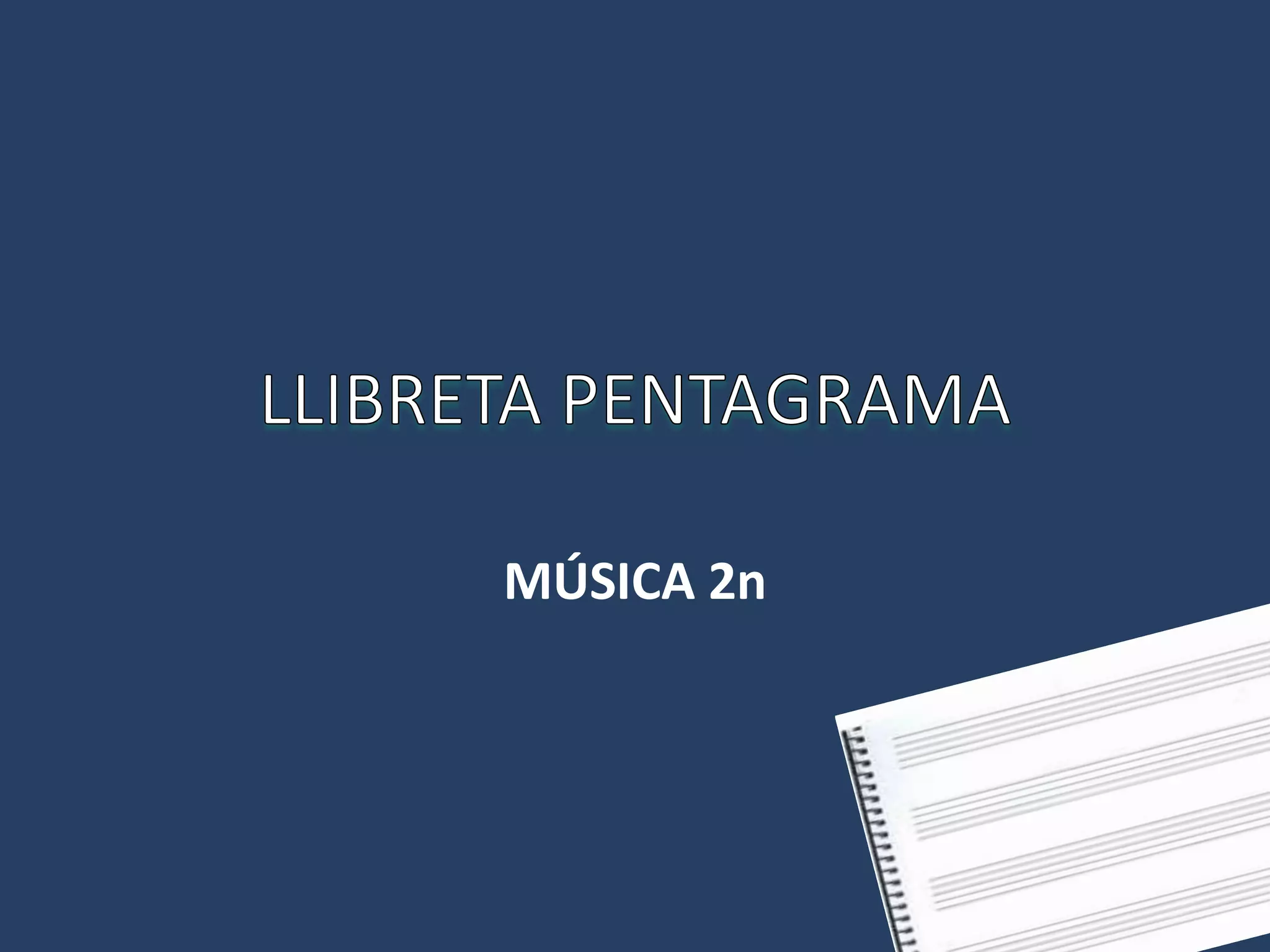 Llibreta pautada 2n | PPT