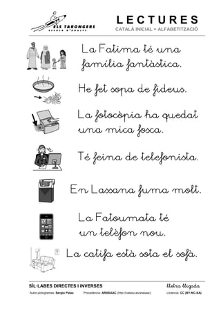 LLIBREt - Lectures català inicial + alfabetització (lletra lligada) | PDF