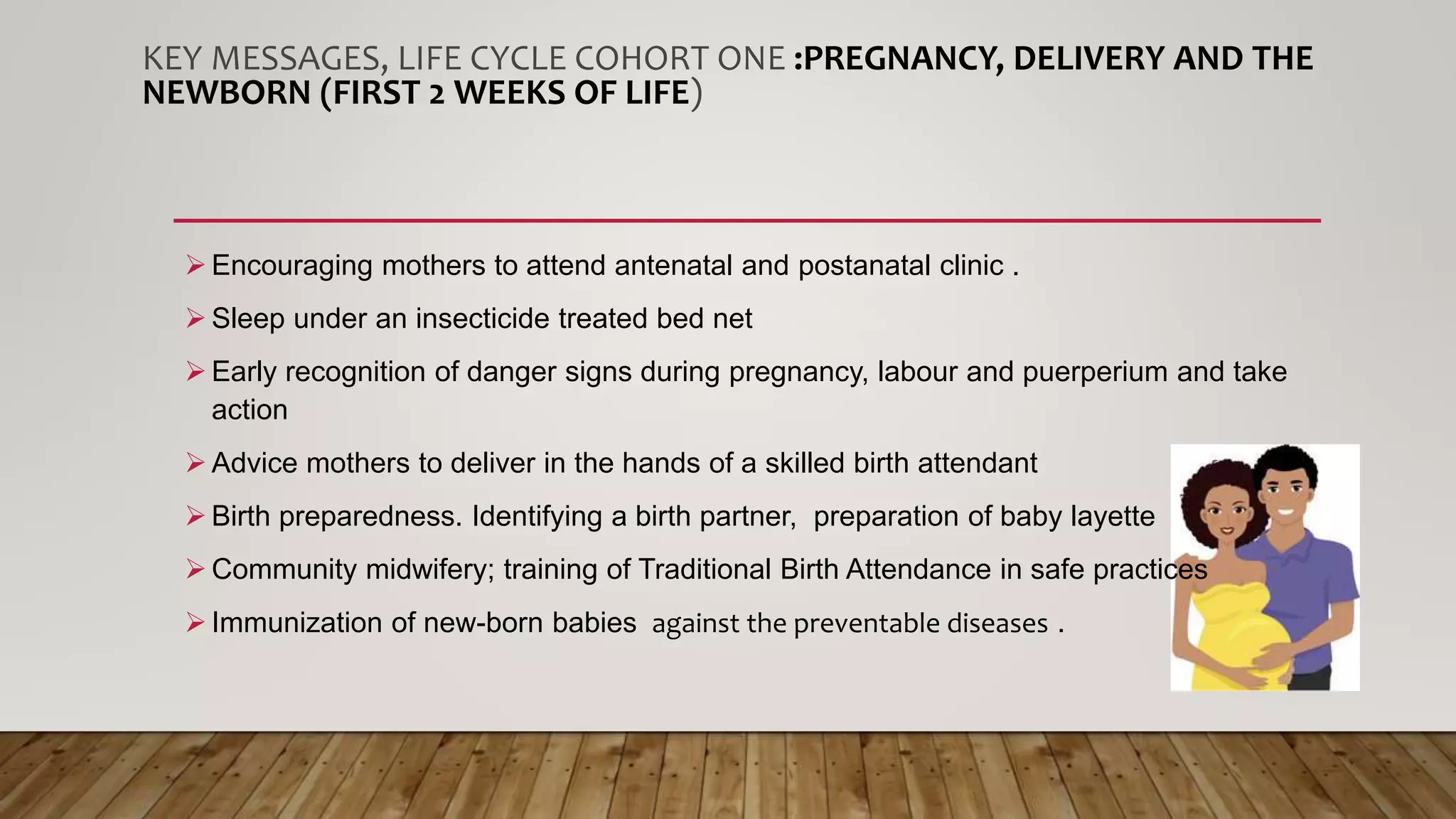 Kenya Essential Package for Health life cycle cohorts | PPTX