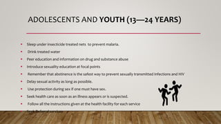 Kenya Essential Package for Health life cycle cohorts | PPTX