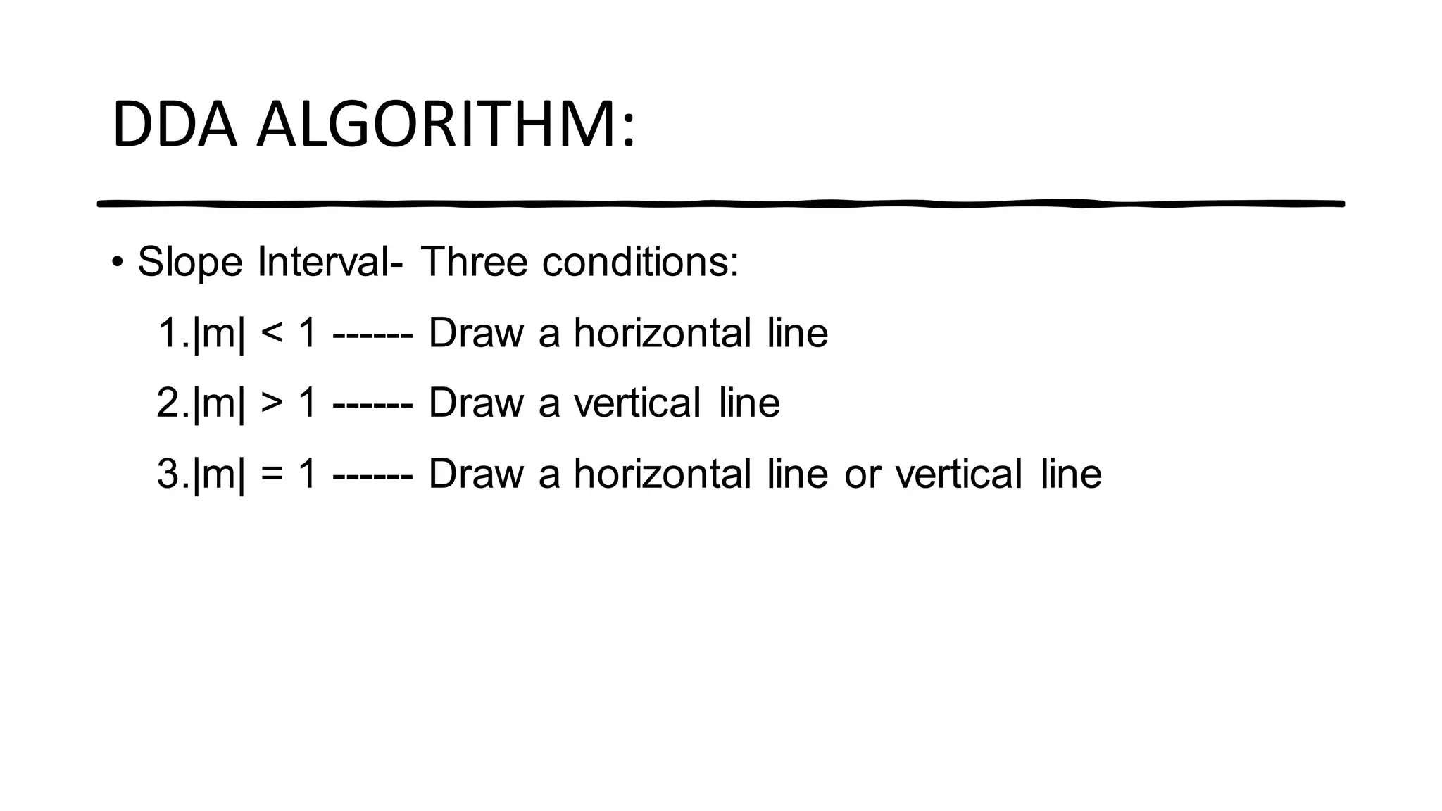 Lline Drawing Algorithm | PDF