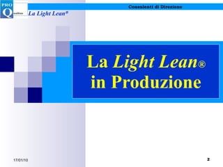 Ll In Produzione | PPT