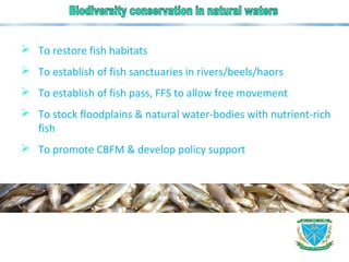 Sustainable Fish Production and Management to Meet the Requirements for ...