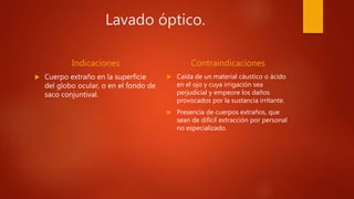 Lavado ocular y ótico | PDF
