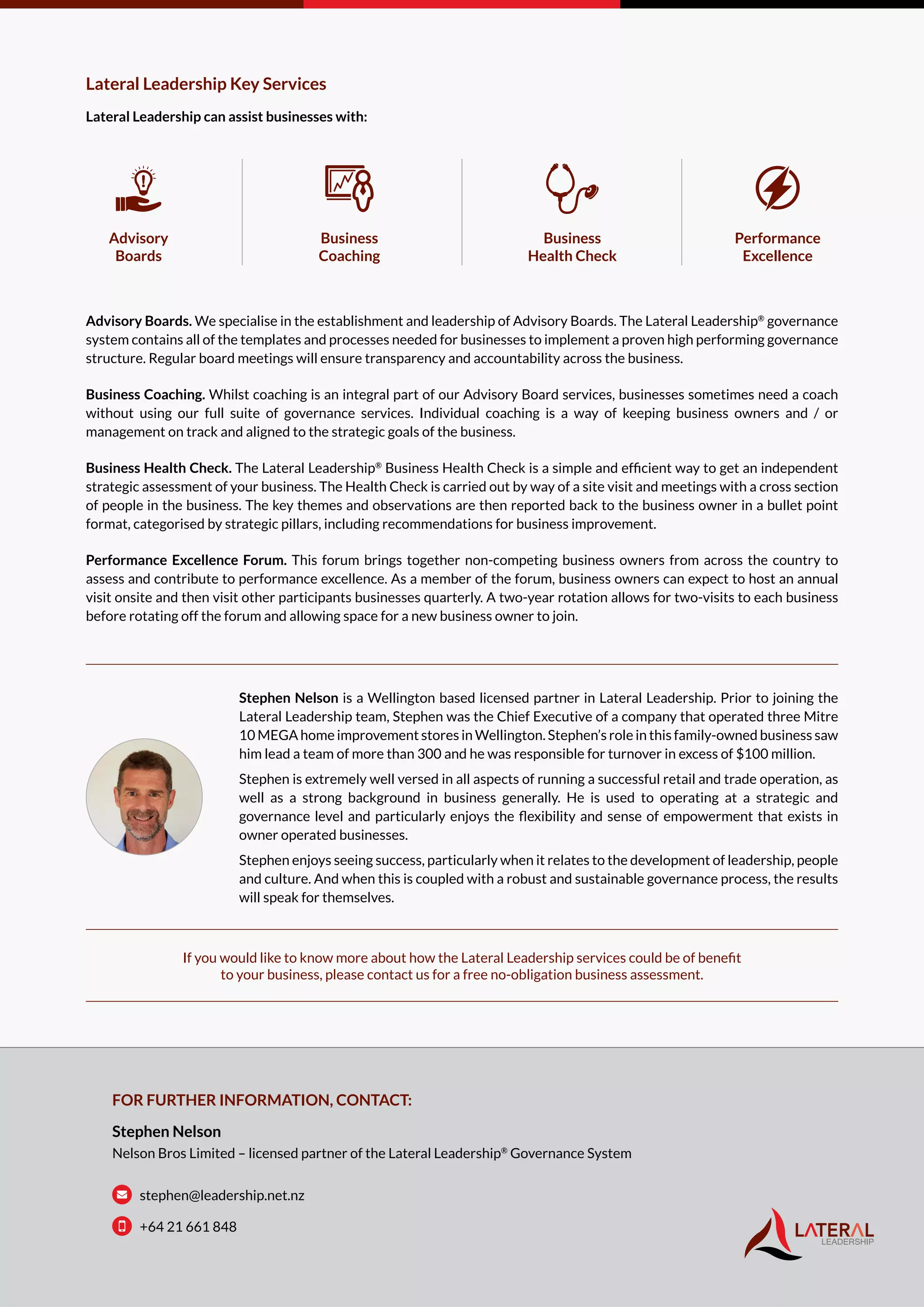 Lateral Leadership Brochure | PDF